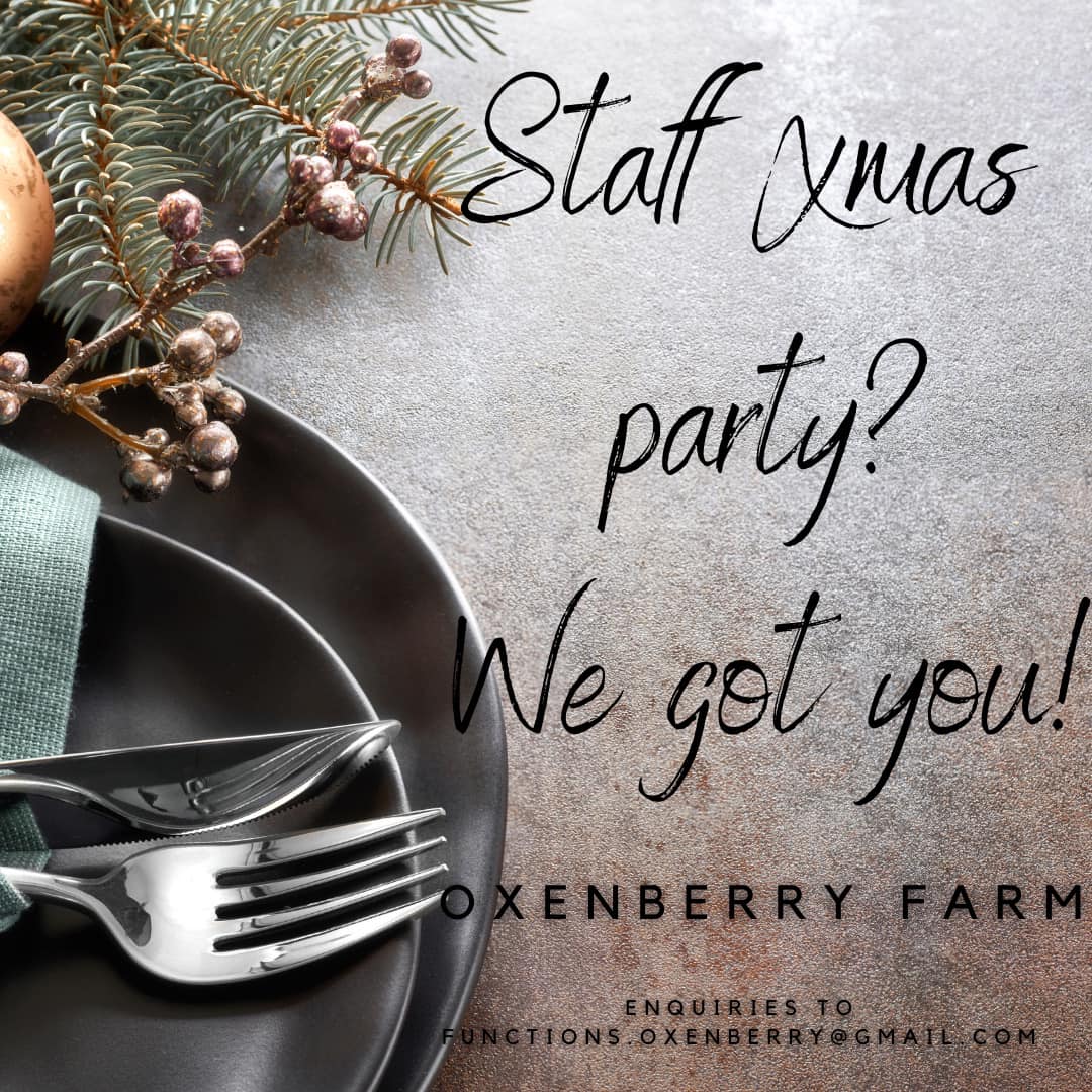 Your Next Christmas Party Venue! - Oxenberry Farm